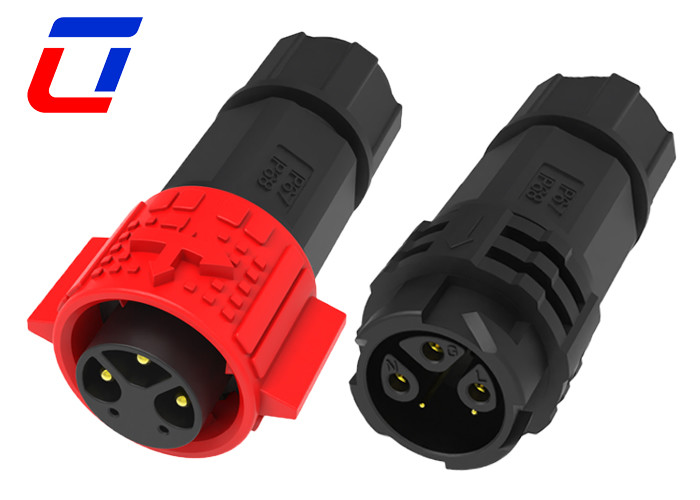 3+2 IP67 Multi Pin Connectors Waterproof M19 Circular Cable To Cable ...