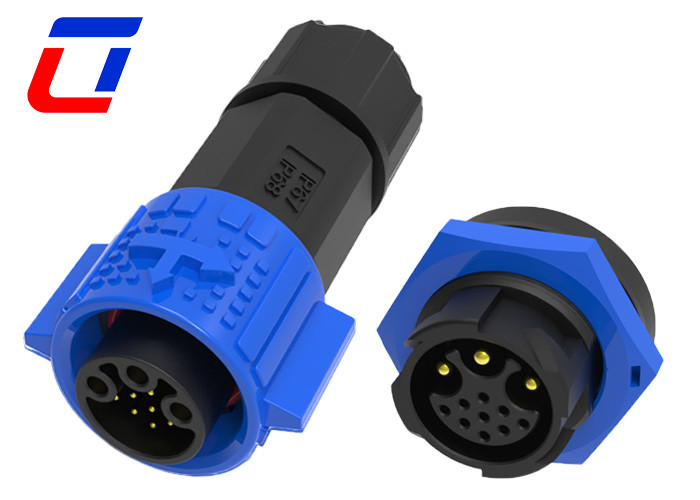 XLR Plug Socket Waterproof Multi Pin Connectors 300V 3 Female Power 9 ...