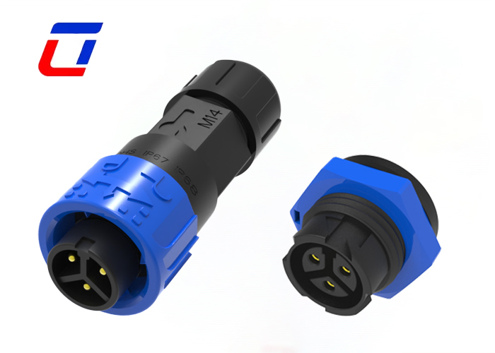 3Pin M16 Waterproof Panel Mount Power Connector IP67